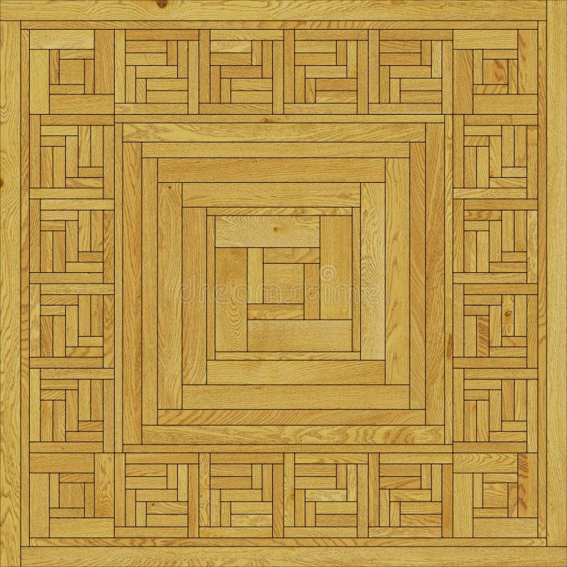 Seamless Square Tiles Wood Parquet Light Brown Stock Image - Image of ...