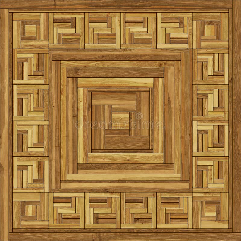 Seamless Square Tiles Wood Parquet Light Brown Stock Image - Image of ...