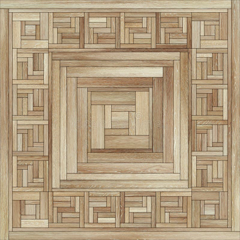 Seamless Square Tiles Wood Parquet Light Brown Stock Image - Image of ...