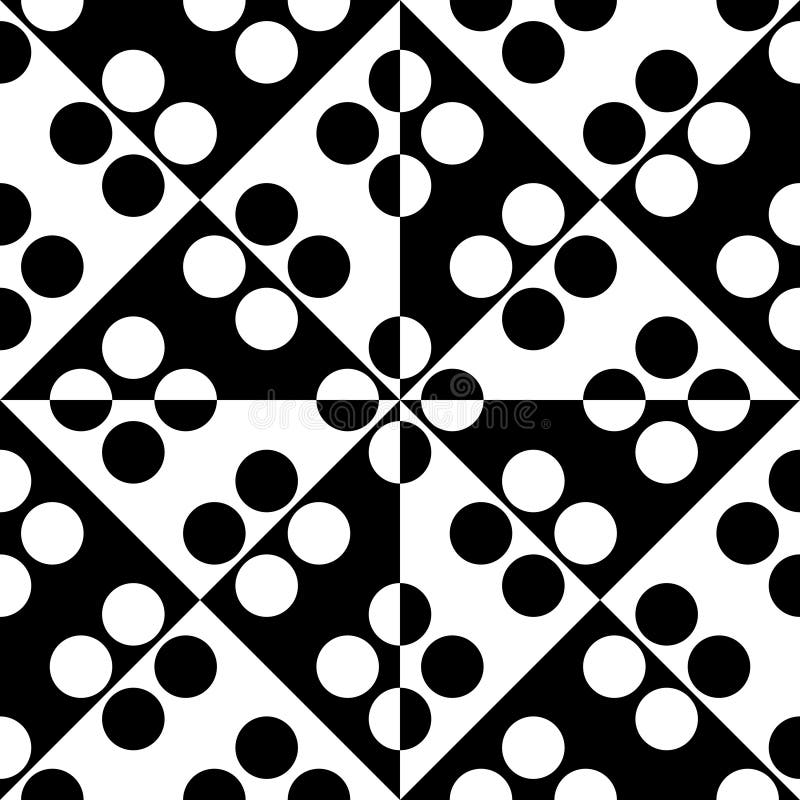 Seamless Square, Triangle and Circle Pattern Stock Vector ...