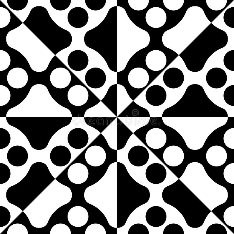 Seamless Square, Triangle and Circle Pattern Stock Vector ...