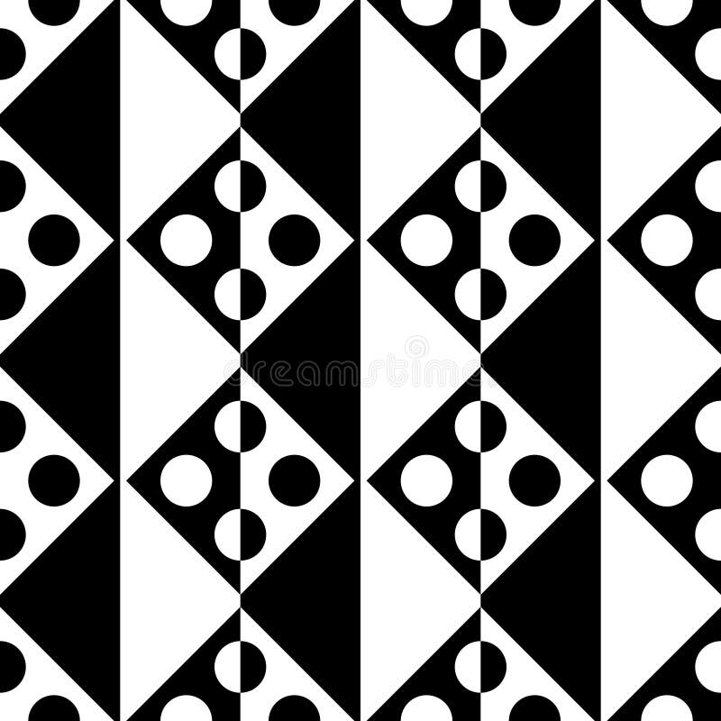 Seamless Square, Triangle and Circle Pattern Stock Vector ...