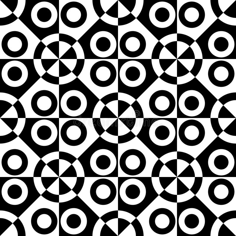 Seamless Square, Triangle and Circle Pattern Stock Vector ...
