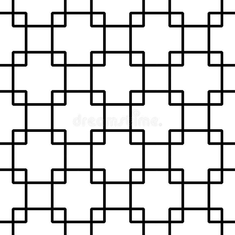 Seamless Squares Pattern stock vector. Illustration of damask - 91961585