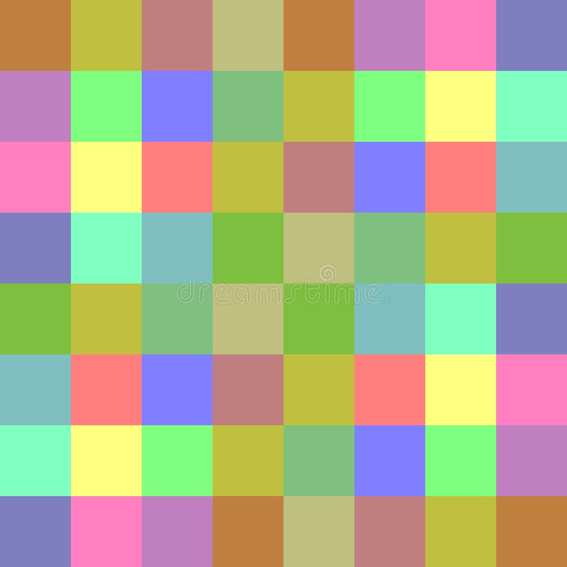 Seamless Squares Pattern stock vector. Illustration of green - 93919454