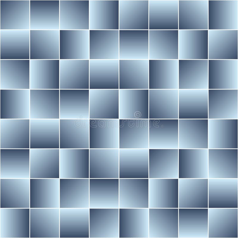 Seamless Stacked Blue Gray Gradient Square Pattern Stock Vector - Illustration of decorative ...