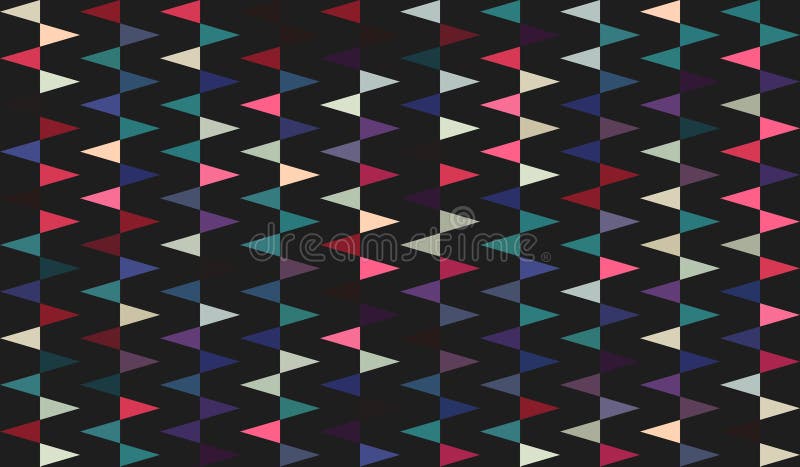 The Seamless Stained Glass Patterns, Abstract Colorful Triangle ...