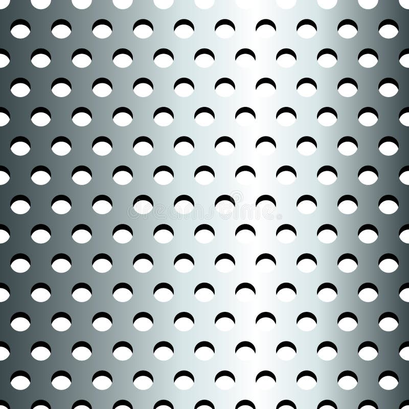 Seamless Stainless Metallic Grid Pattern Stock Vector - Illustration of ...