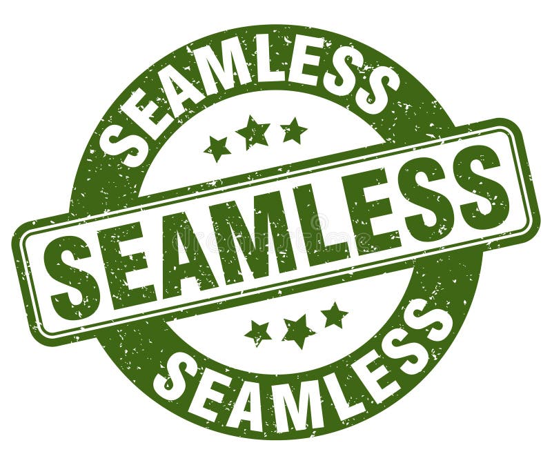 Seamless Stamp. Seamless Label. Round Grunge Sign Stock Vector ...