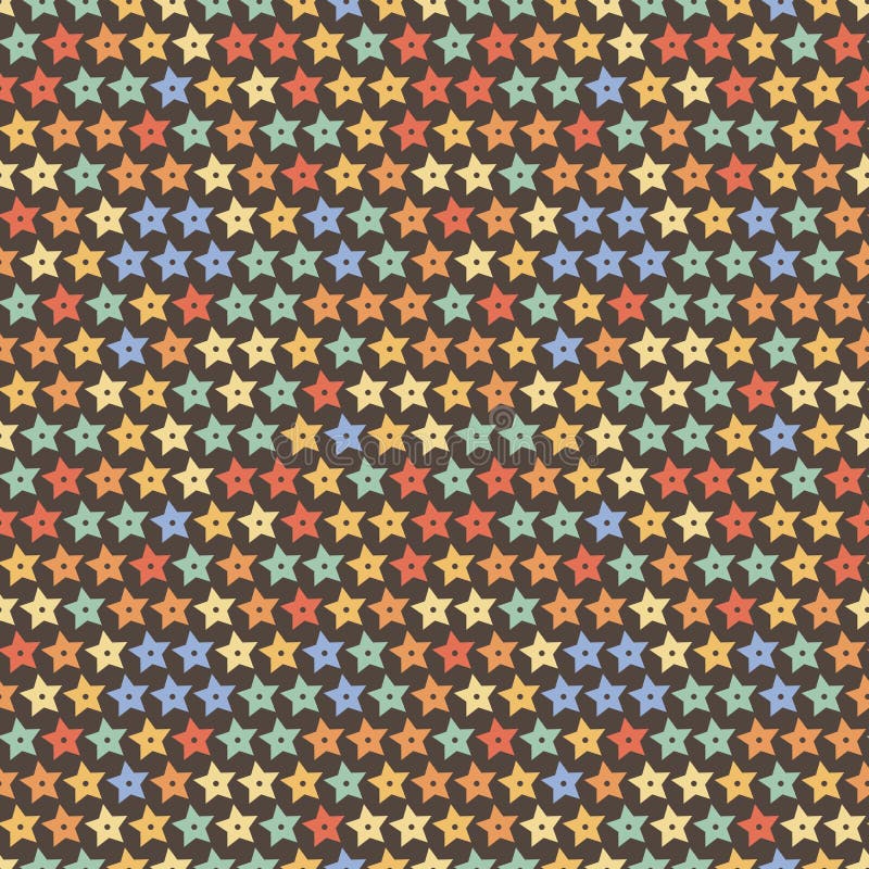 Seamless star pattern. stock vector. Illustration of creative - 107237346