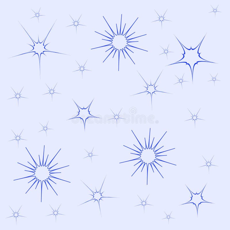 Seamless Star Pattern with a Geometric Abstract Pattern Stock Vector ...