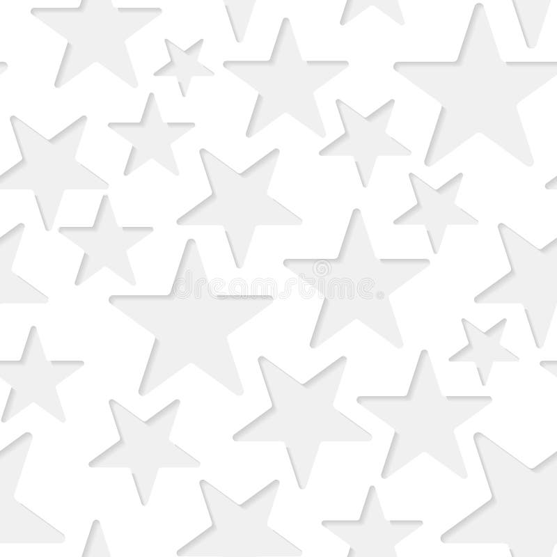 Seamless Stars Paper Pattern Stock Vector - Illustration of decoration ...