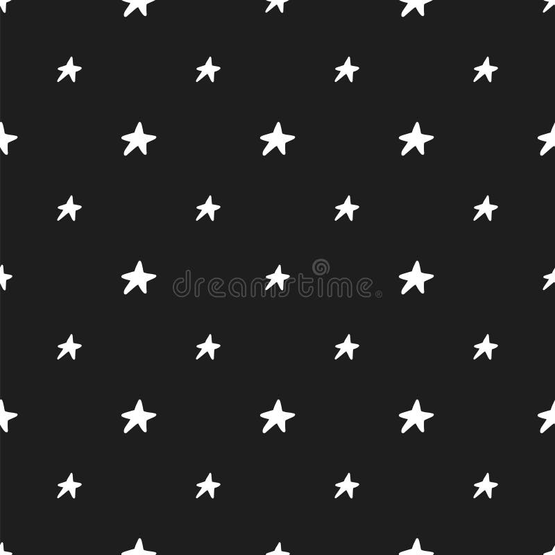 Seamless Stars Pattern. Creative Star Texture for Fabric, Wrapping ...