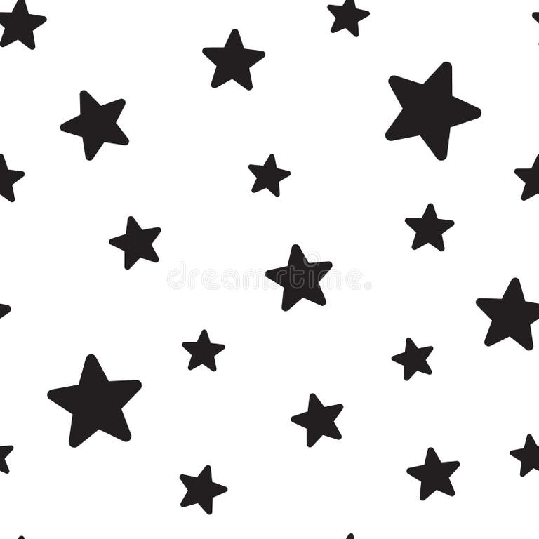 Seamless Stars Pattern. Star Background Based on Random Elements for ...