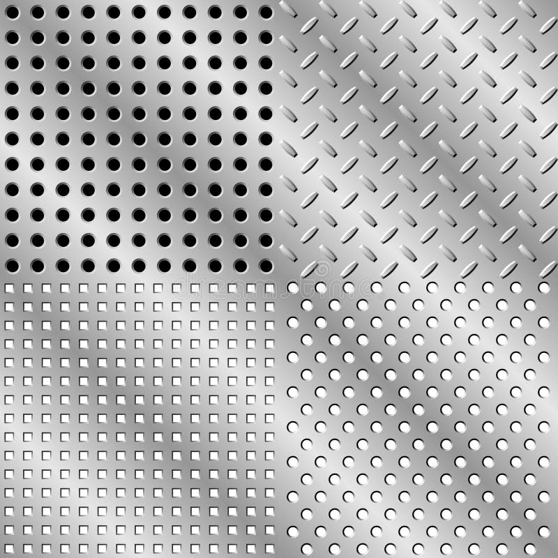 Seamless Steel Plate Pattern Stock Vector - Illustration of texture ...