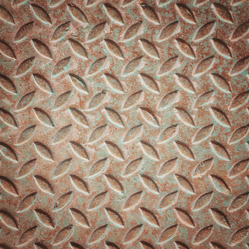 Seamless Steel Diamond Plate Texture Stock Photo - Image of garbage ...