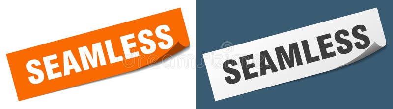 Seamless Sticker. Seamless Sign Set Stock Vector - Illustration of ...