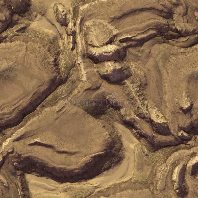 Seamless Terrain Texture Map Stock Image - Image of relief, natural ...