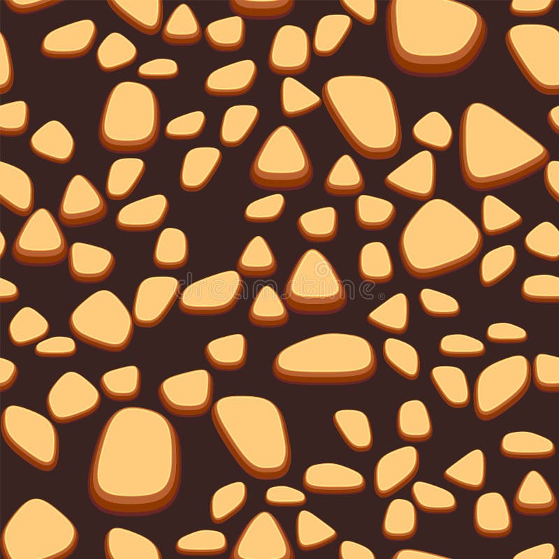 Seamless Stone Texture for Game Development in Casual Cartoon Style ...