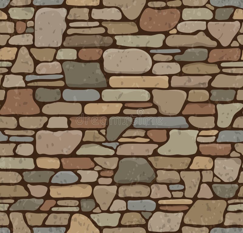 Seamless Stone Texture stock vector. Illustration of rock - 60747227