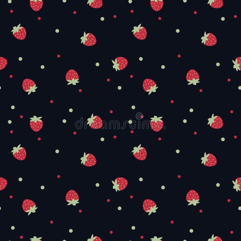 Seamless Strawberry Pattern Stock Vector - Illustration of ornament ... Seamless Strawberry Pattern Stock Vector - Illustration of ornament ...