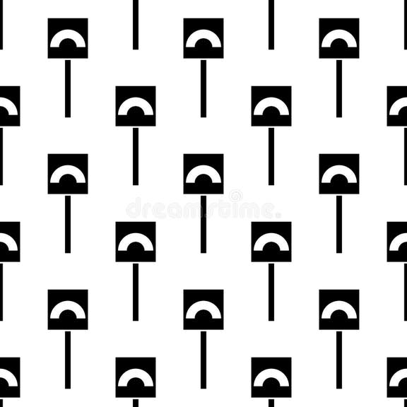 Seamless Stripe Square Inside Curvy Shape Pattern Repeated Design ...