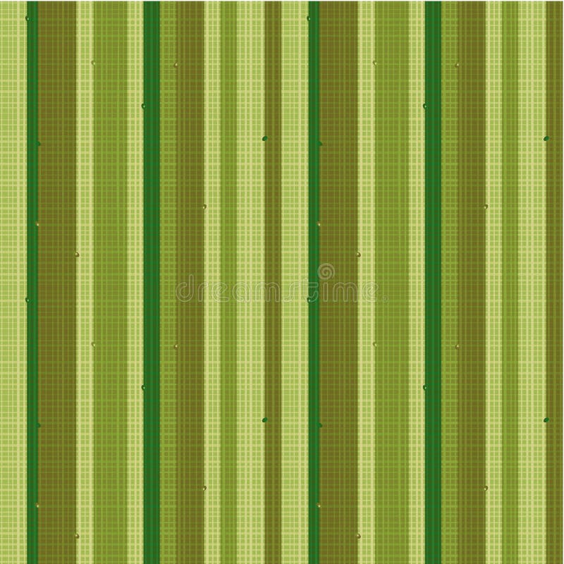Seamless Striped Fabric Pattern, Green Stock Vector - Illustration of ...