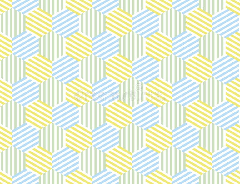Seamless Striped Pattern. the Yellow and Blue Summer Pattern Stock ...