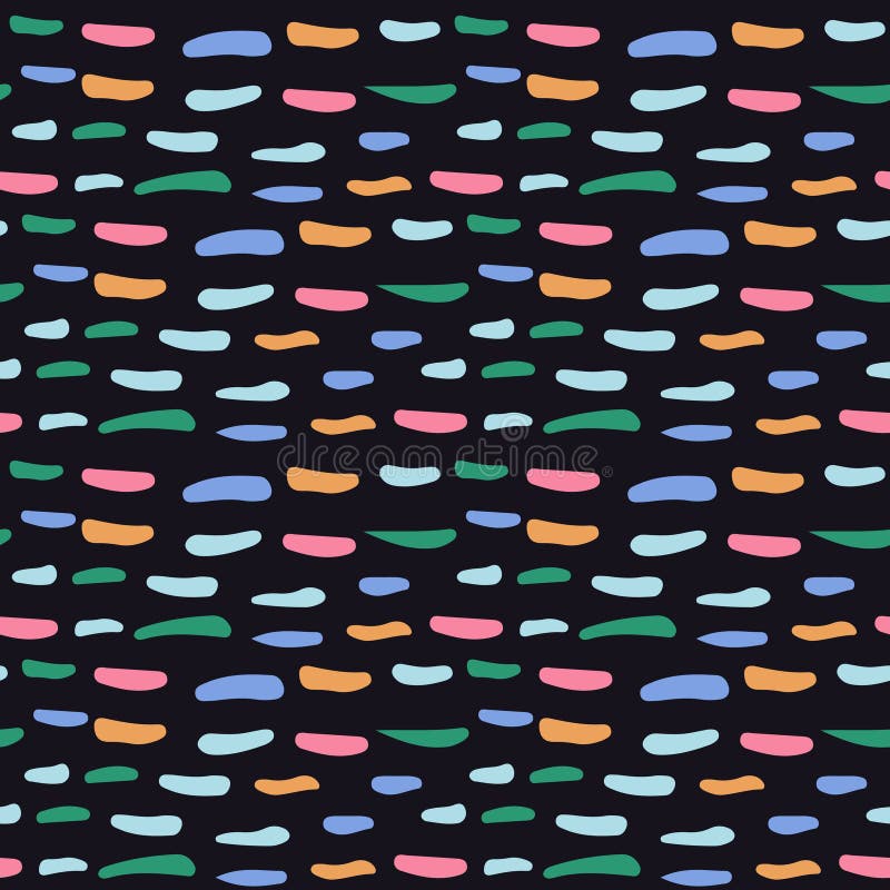 Seamless strokes pattern stock vector. Illustration of drawing - 186366374