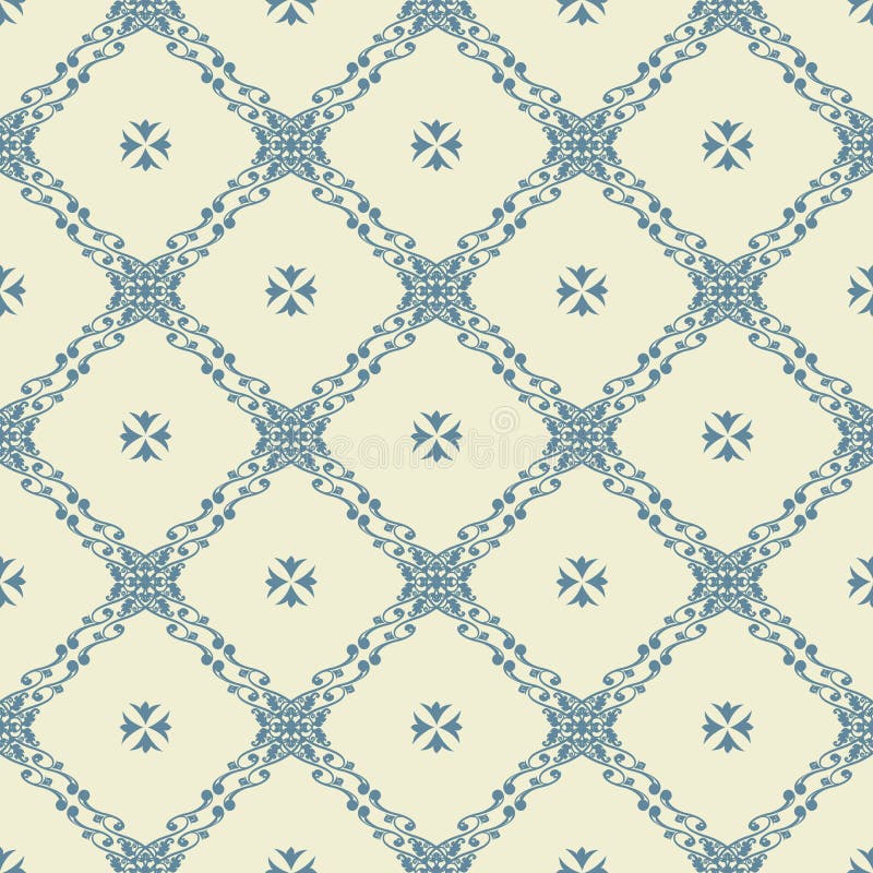 Seamless Structure in the Victorian Style Stock Vector - Illustration ...