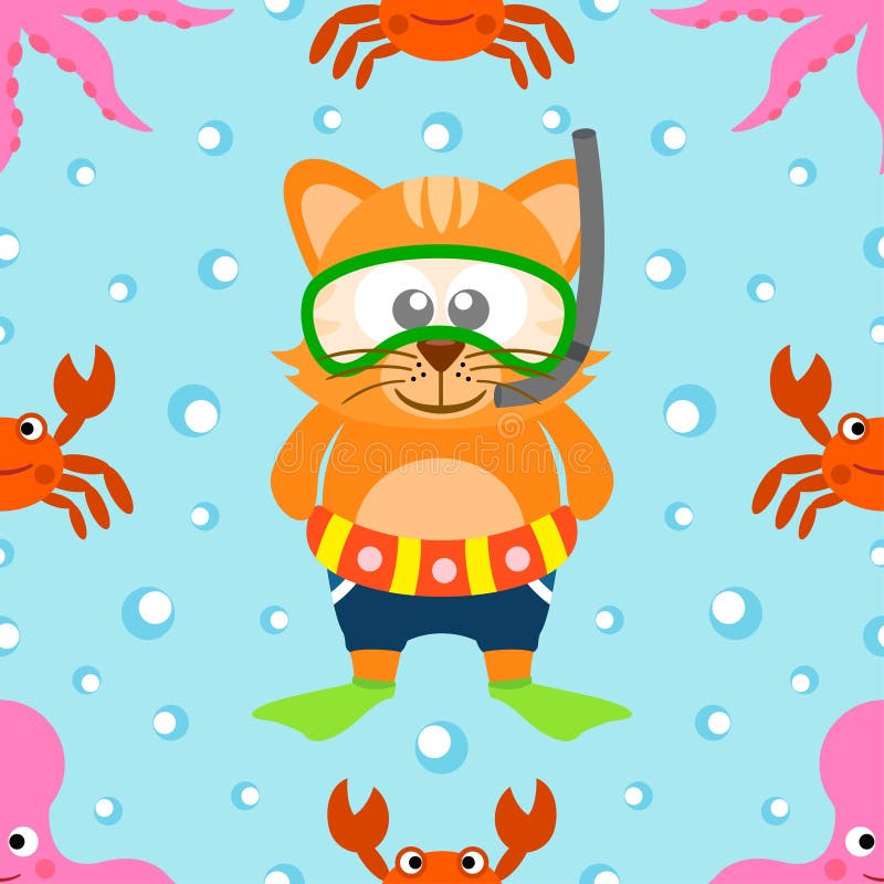 Cat Flippers Stock Illustrations – 101 Cat Flippers Stock Illustrations ...