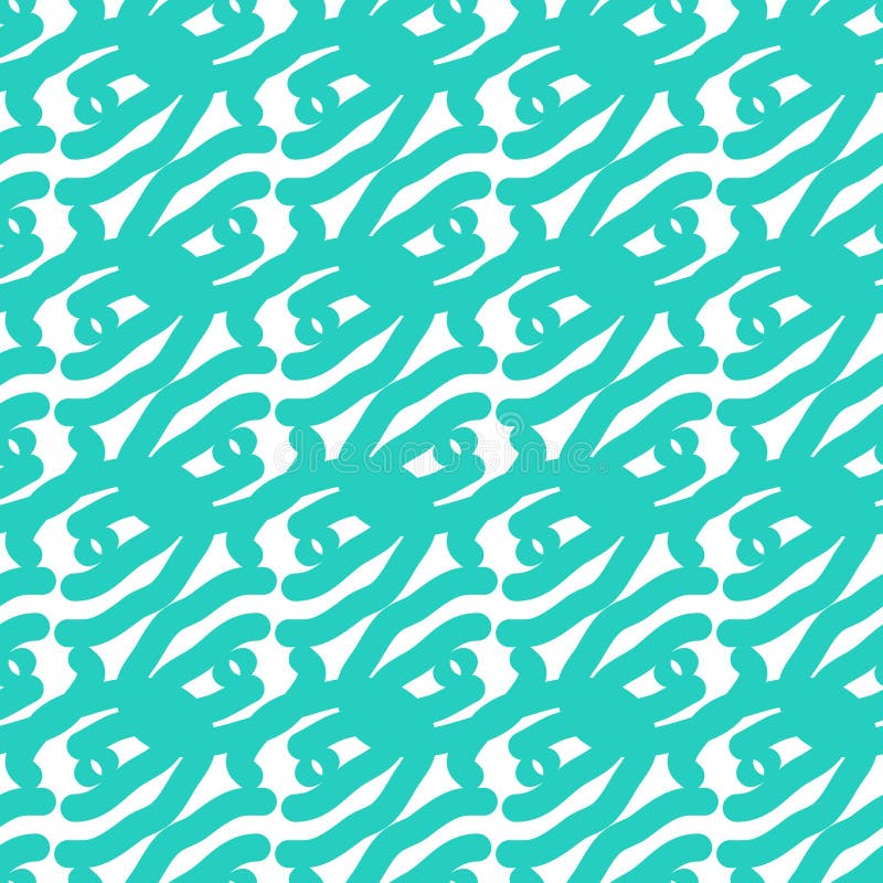 Seamless Summer Color Pattern of Abstract Shapes Stock Vector ...