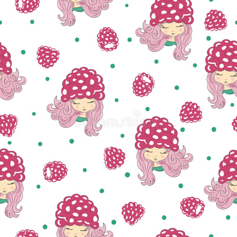 Raspberry Girl Stock Illustrations – 555 Raspberry Girl Stock ...