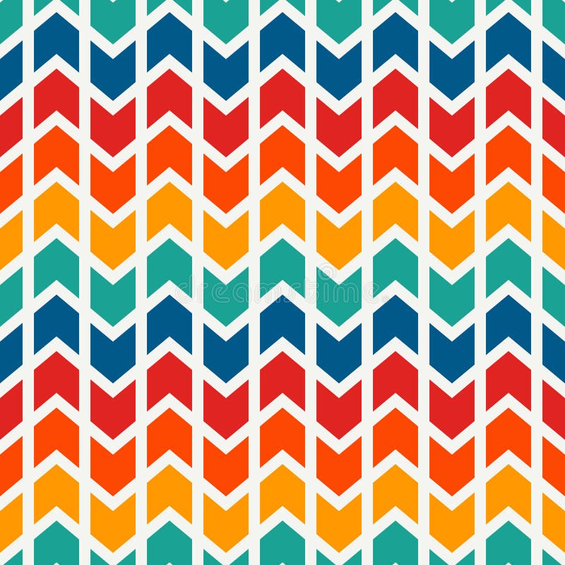 Seamless Surface Pattern Design with Arrows and Pointers. Repeated ...