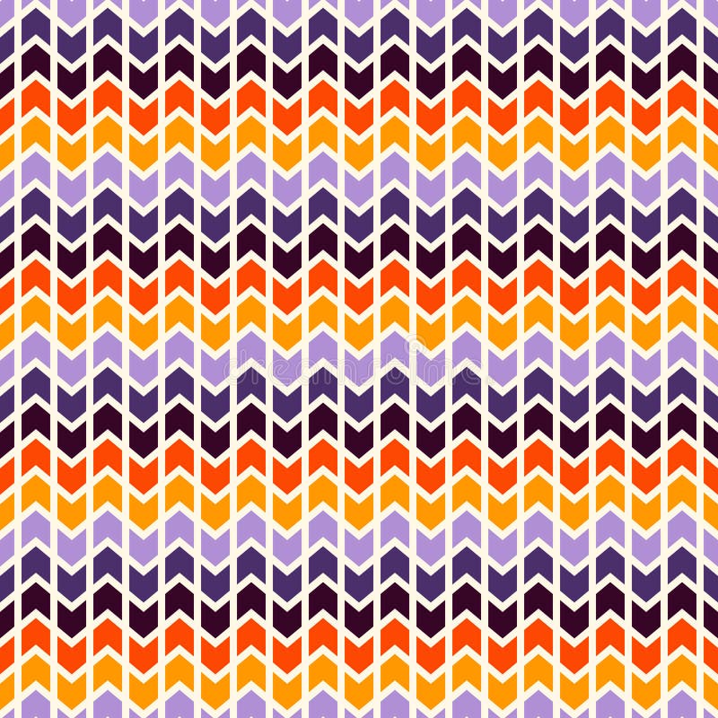 Repeated Chevrons Wallpaper. Asian Traditional Ornament with Scallops ...