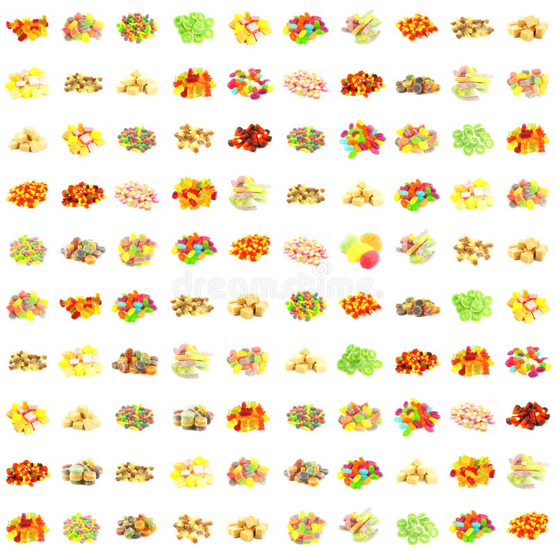 Seamless Sweets Pattern stock image. Image of chocolate - 55106809