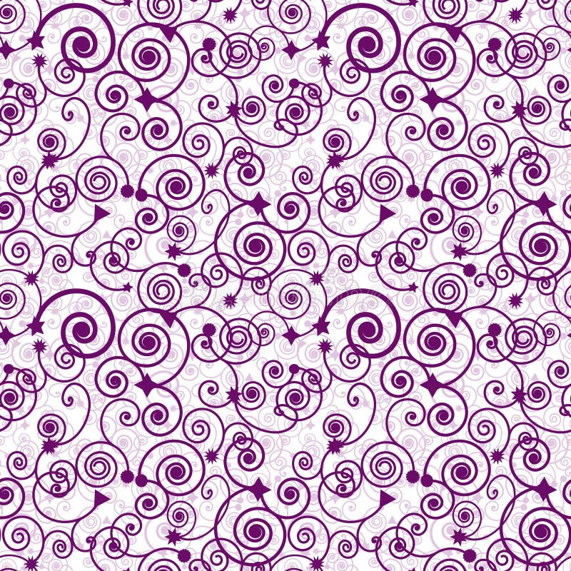 Seamless swirl pattern stock vector. Illustration of fabric - 16788391