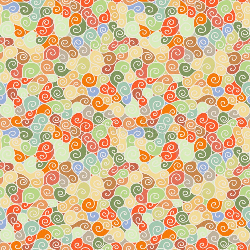 Seamless swirl pattern. stock vector. Illustration of graphic - 107250222