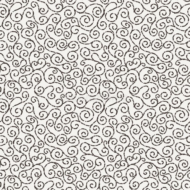 Seamless swirl pattern. stock vector. Illustration of graphic - 106308107