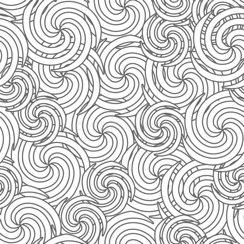 Seamless swirl pattern stock vector. Illustration of fabric - 16788391