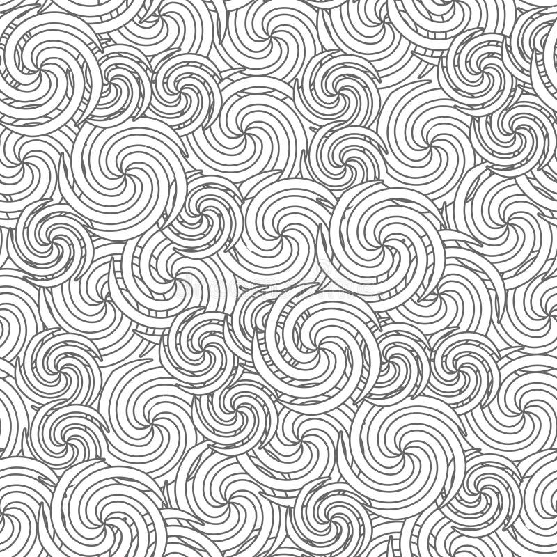 Seamless swirl pattern stock vector. Illustration of plant - 144586416