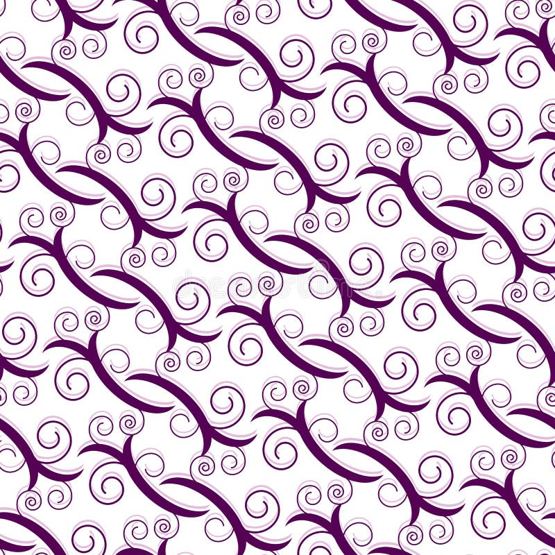 Seamless swirl pattern stock vector. Illustration of fabric - 16788391