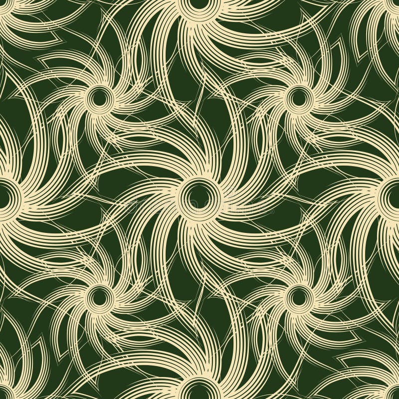 Seamless Swirls Pattern stock vector. Illustration of artistic - 53601402