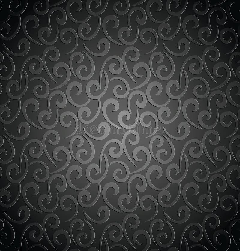 Seamless swirly pattern stock vector. Illustration of fabric - 29354702