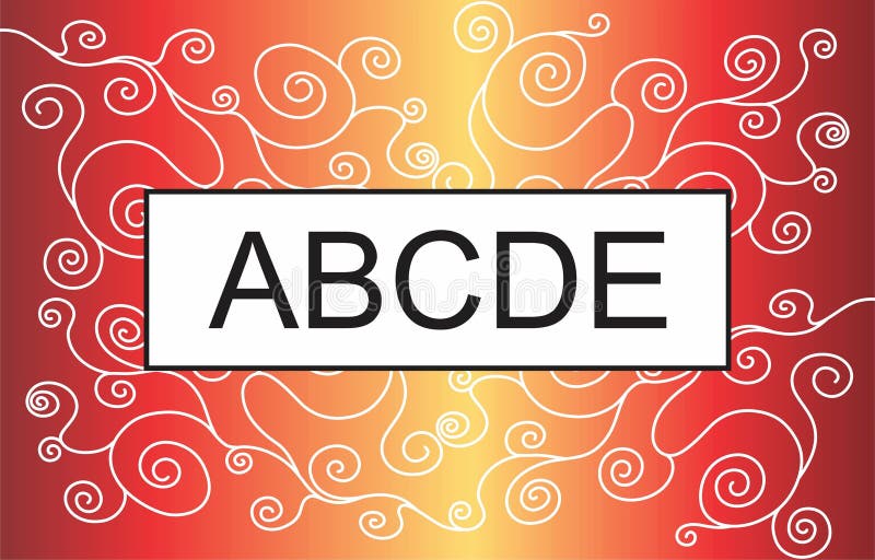 Seamless Swirly Patterns, Vector Background. CDR X6 Stock Vector ...