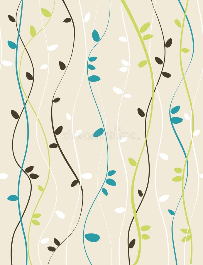 Swirly Vines Circles Patterns Stock Illustration - Illustration of ...
