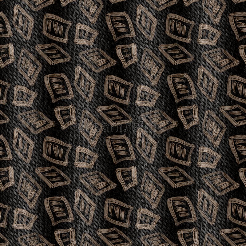 Seamless Tan Neutral Colored Denim Pattern Design for Print Stock ...