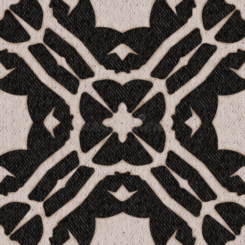 Seamless Tan Neutral Colored Denim Pattern Design for Print Stock Image ...