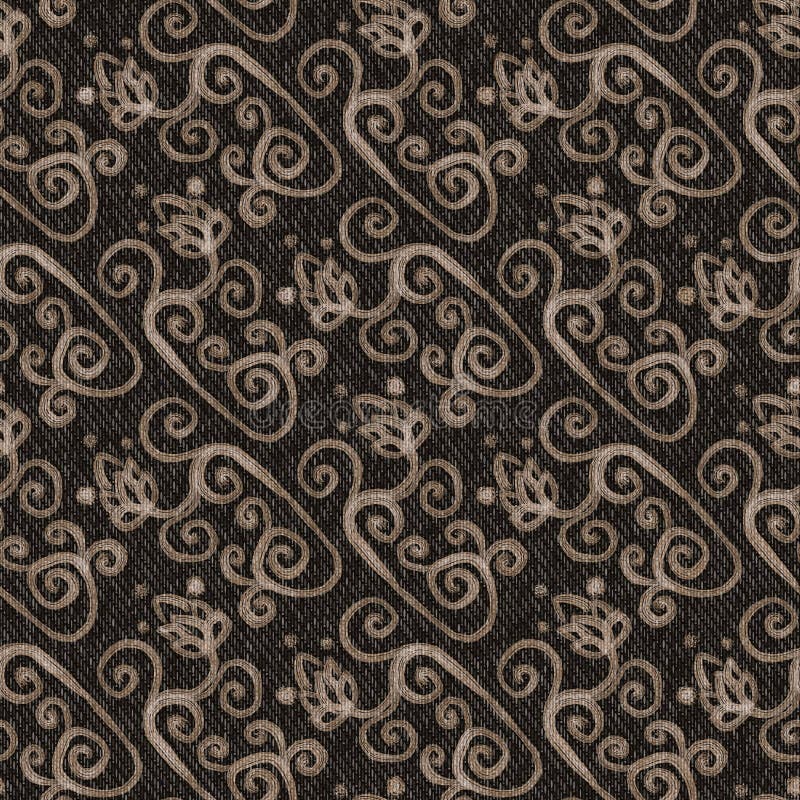 Seamless Tan Neutral Colored Denim Pattern Design for Print Stock Image ...