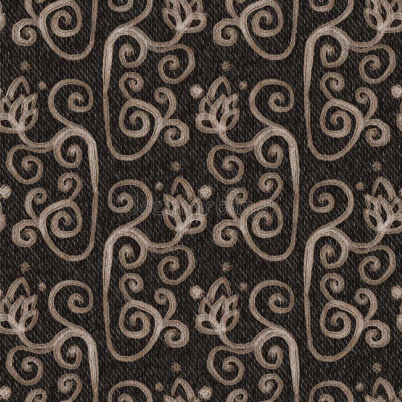 Seamless Tan Neutral Colored Denim Pattern Design for Print Stock Photo ...